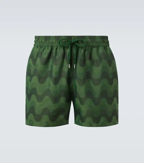 Frescobol Carioca Rio Printed Swim Trunks