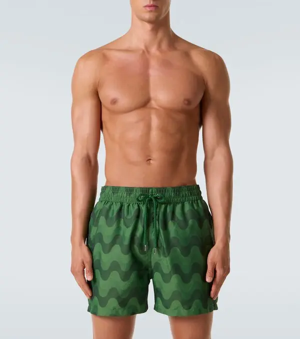 Frescobol Carioca Rio Printed Swim Trunks