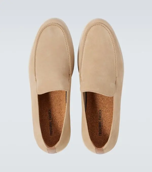 Frescobol Carioca Miguel Suede Loafers - Beige