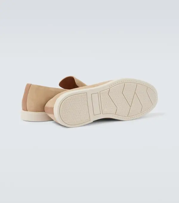 Frescobol Carioca Miguel Suede Loafers - Beige