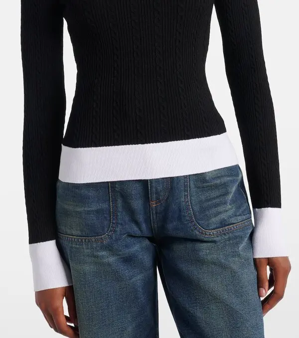 Balmain Cable-knit Sweater