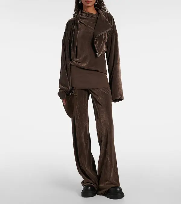 Rick Owens Hollywood Cropped Jacket - Brown