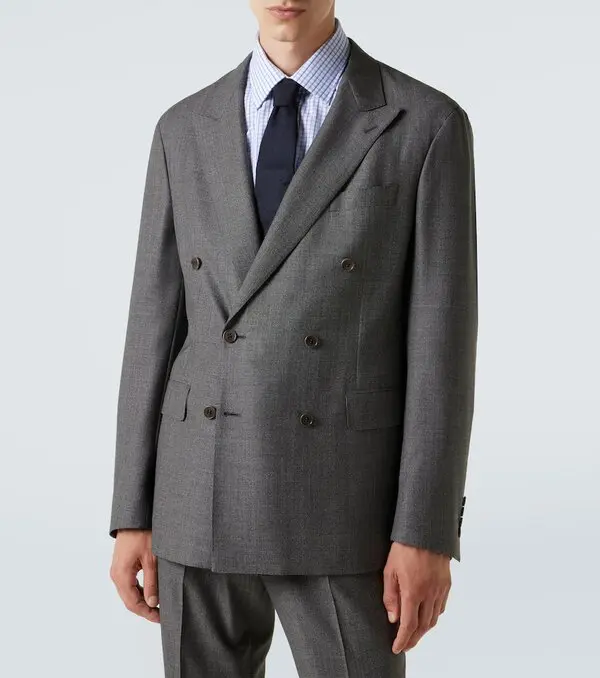 Canali Double-breasted Wool Suit