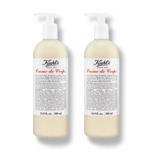 KIEHL'S SINCE 1851 Creme De Corps Body Lotion With Cocoa Butter 500ml Duo - One-color