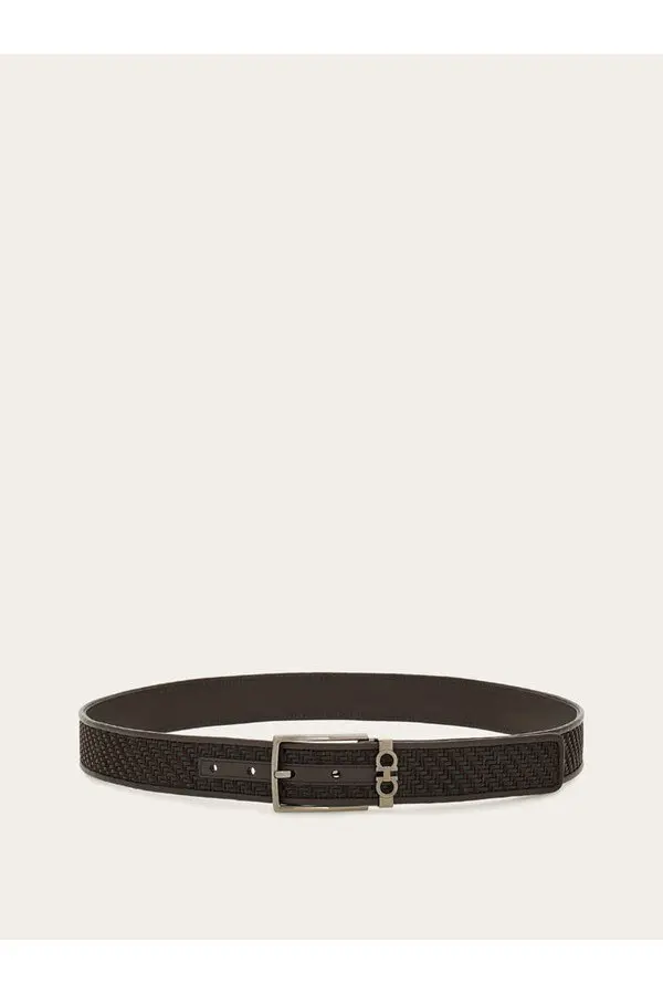 FERRAGAMO Reversible And Adjustable Gancini Belt