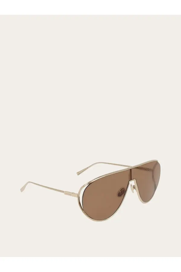 FERRAGAMO Pilot Mask Sunglasses