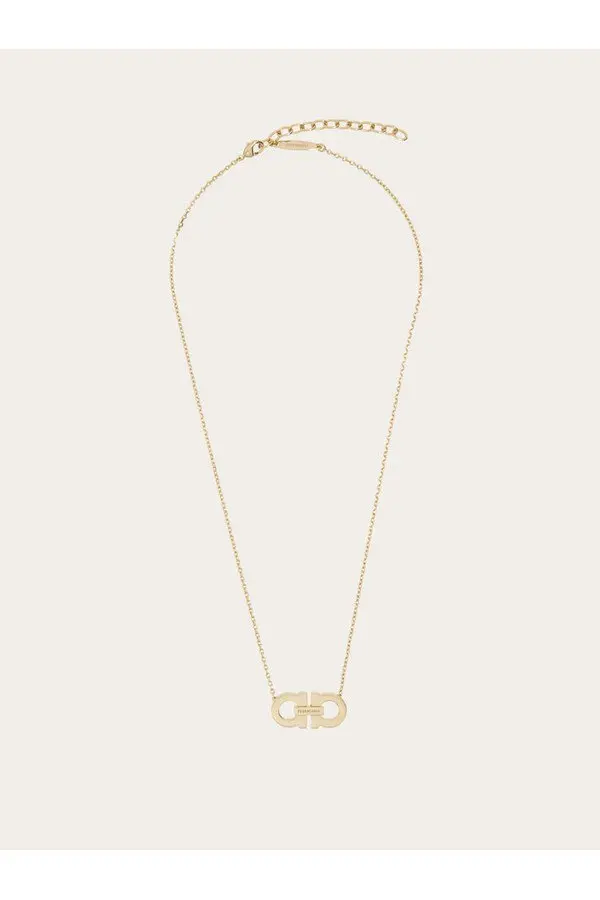 FERRAGAMO Gancini Pendant Necklace - Gold