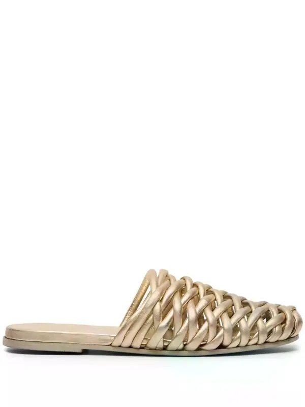 Marsèll Woven Leather Mules