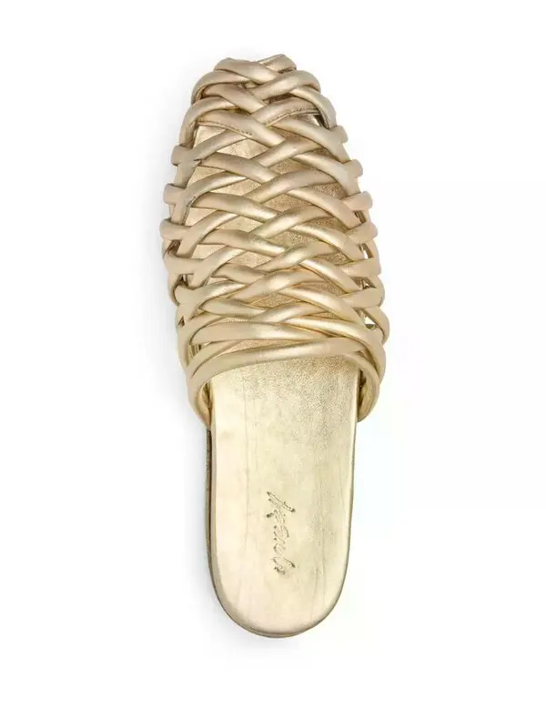 Marsèll Woven Leather Mules