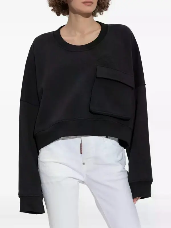 Dsquared2 Flap-pocket Sweatshirt - Black