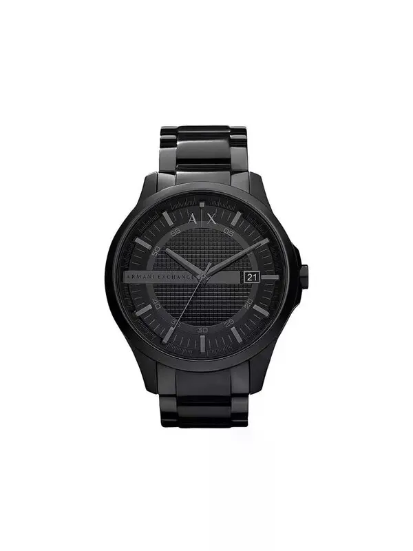 Armani Exchange 46mm Round Face Watch - Black