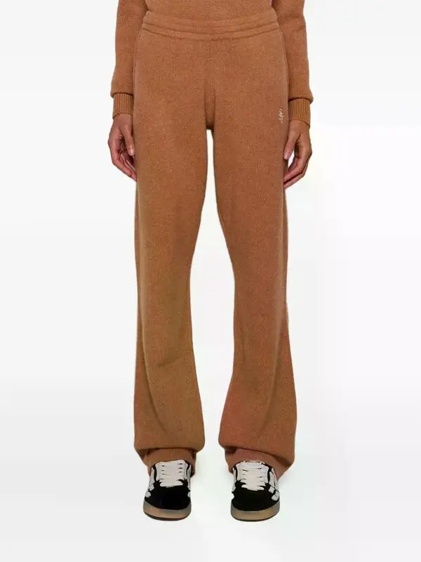 Sporty & Rich Cashmere Elastic-waist Trousers