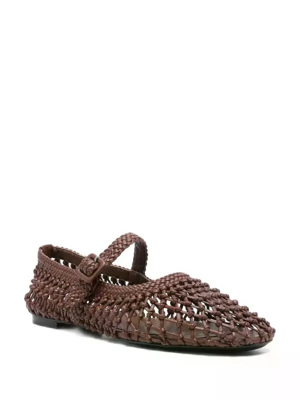 SIMONMILLER Riad Knotted Ballet Flats - Brown