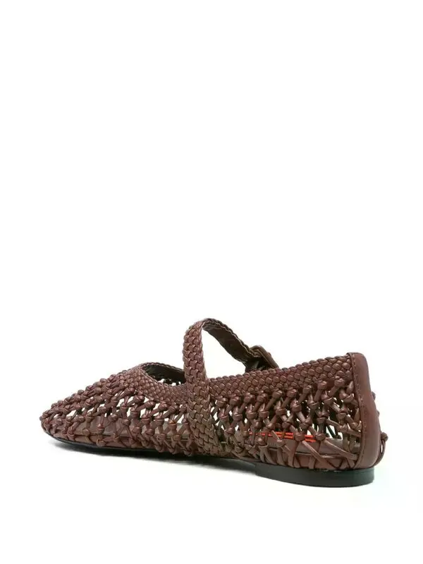 SIMONMILLER Riad Knotted Ballet Flats - Brown