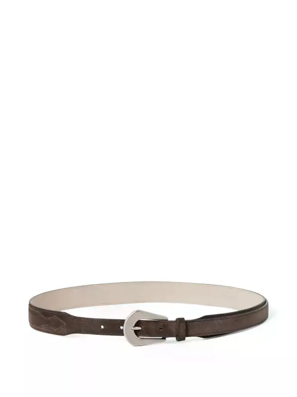 Brunello Cucinelli Suede Belt - Brown
