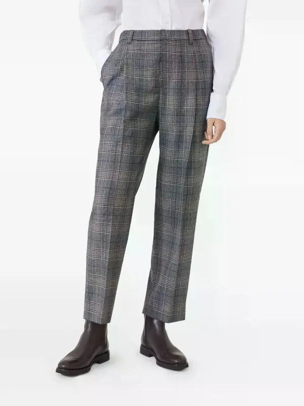 Brunello Cucinelli Checked Trousers