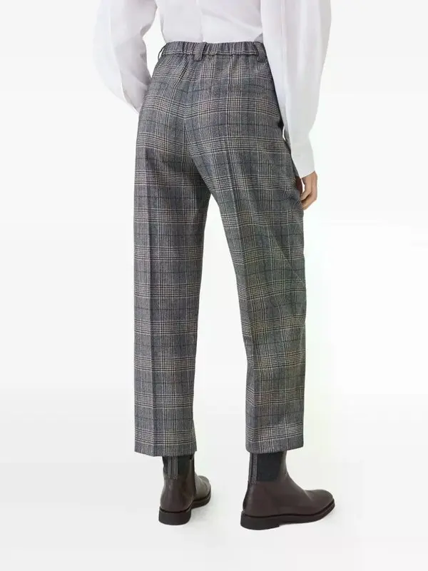 Brunello Cucinelli Checked Trousers