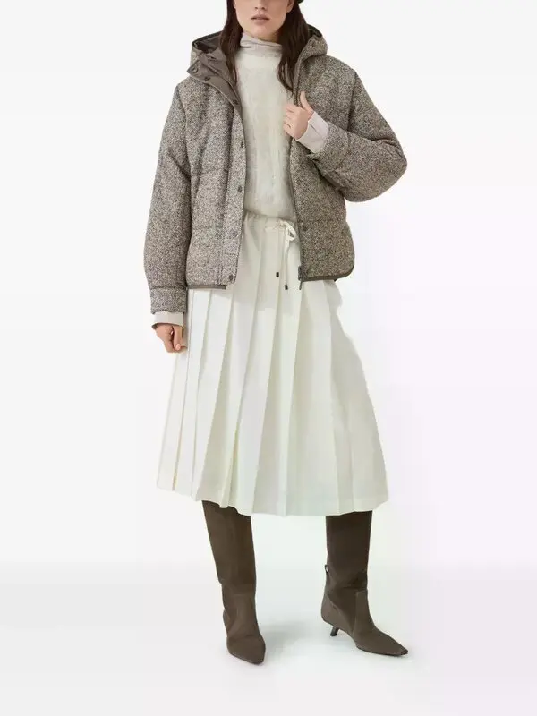 Brunello Cucinelli Crêpe De Chine Blouse - Neutrals