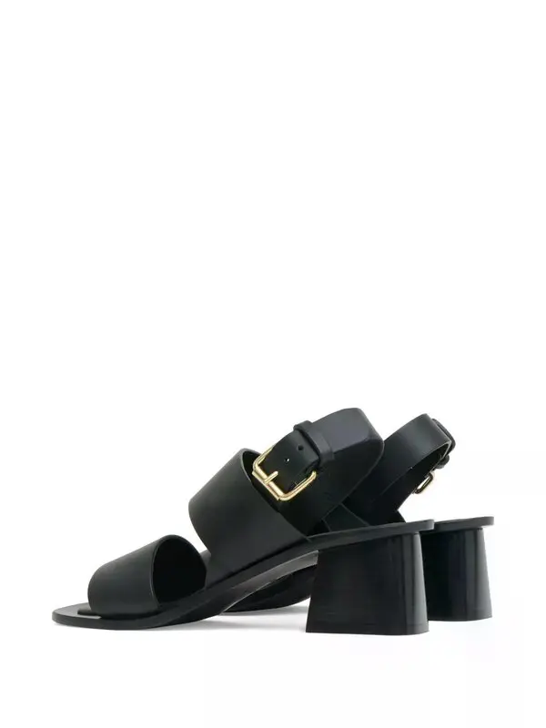 MANSUR GAVRIEL 60mm Double-strap Heeled Sandals - Black