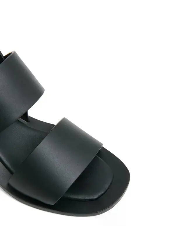 MANSUR GAVRIEL 60mm Double-strap Heeled Sandals - Black