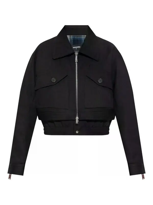 Dsquared2 Cropped Zip-front Jacket