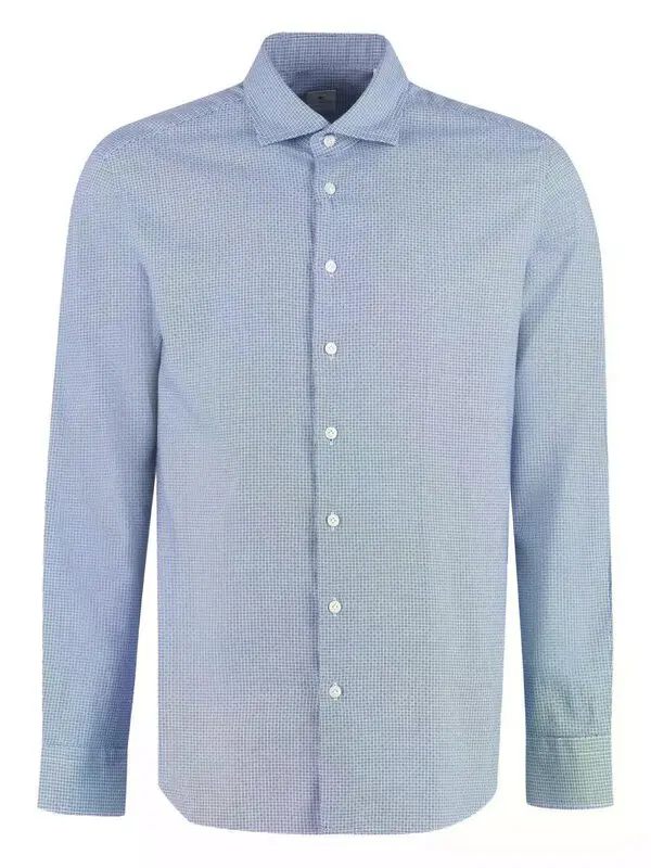 BASTONCINO Cotton Shirt - Blue