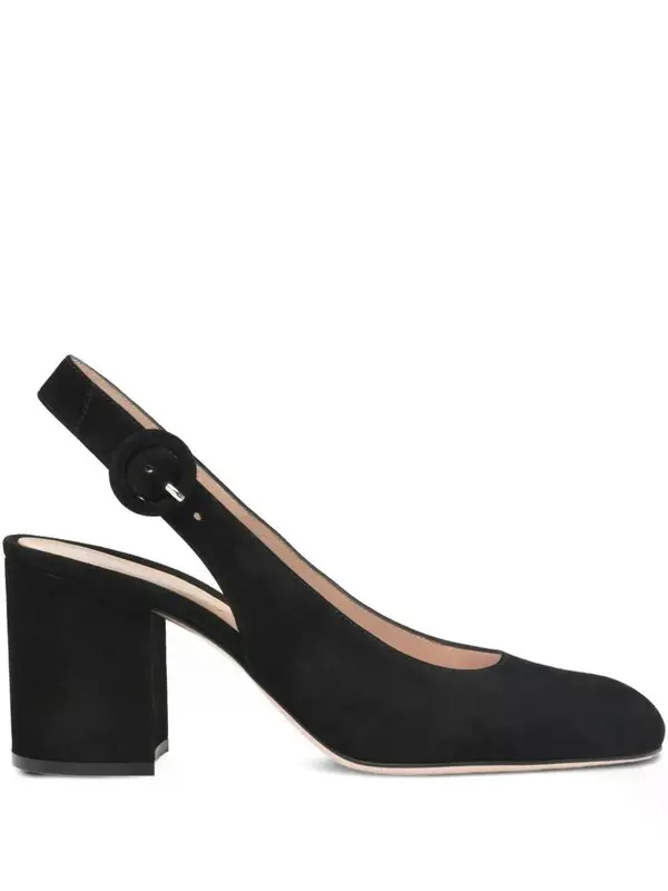 GIANVITO ROSSI Slingback Block-heel Pumps