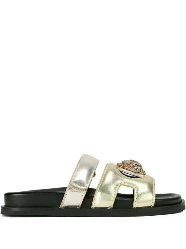 Kurt Geiger Eagle Cut-out Sandals - Gold