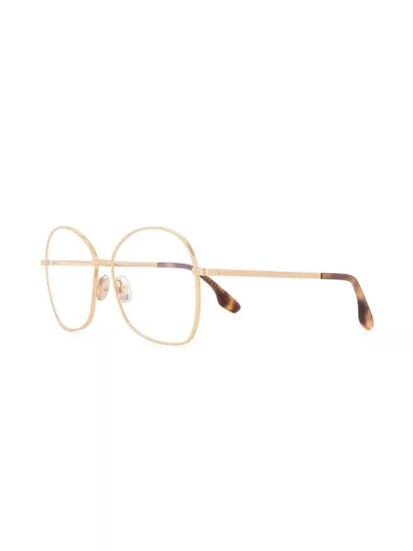 Victoria Beckham Oversized Wire Frame Eyeglasses