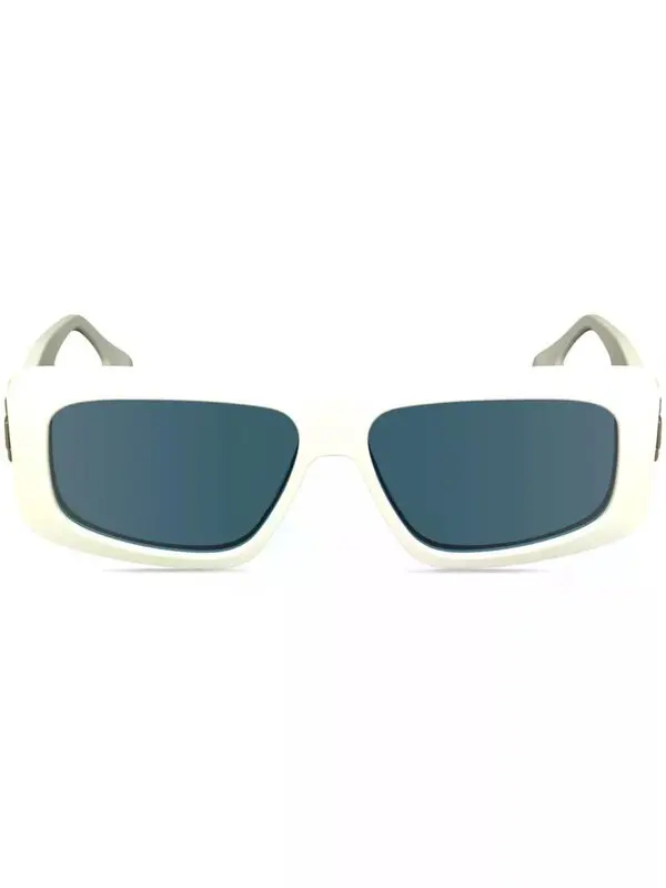 Victoria Beckham Rectangle-frame Sunglasses - White