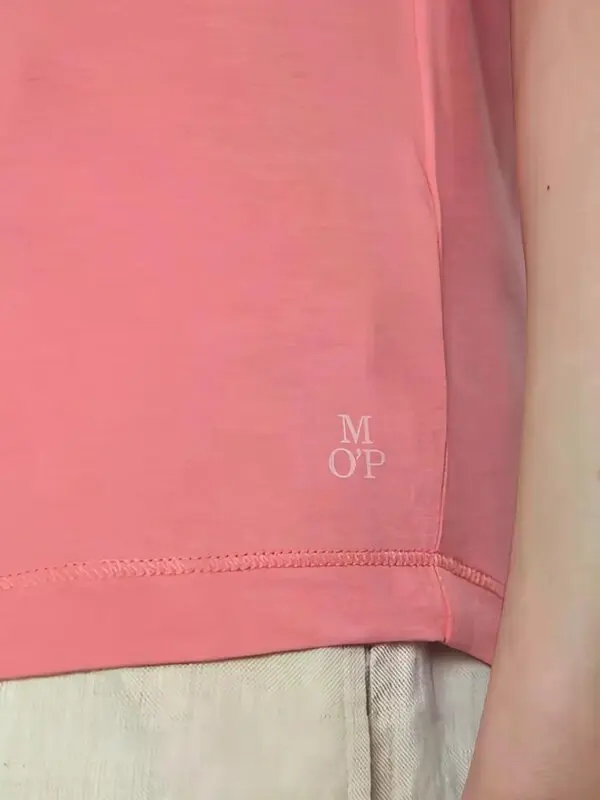 Marc O'polo Scoop-neck Cap-sleeve Top - Pink