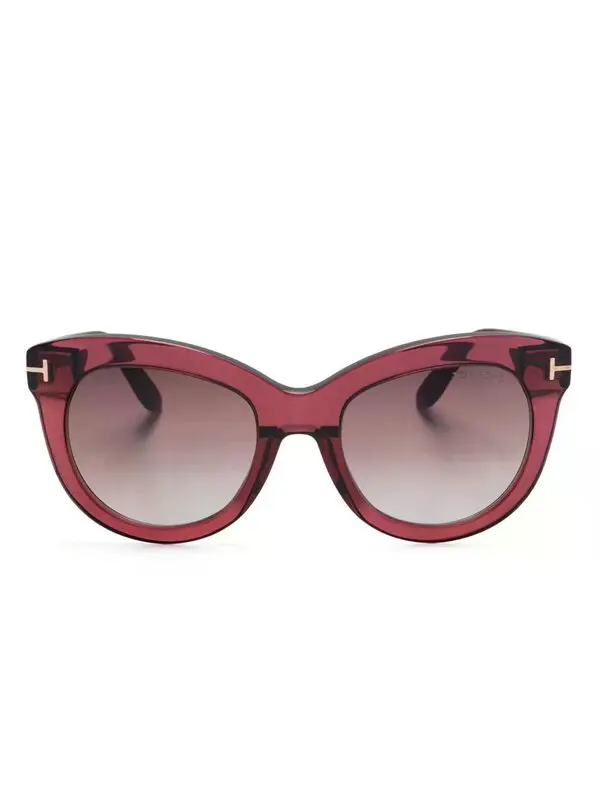 TOM FORD Odette Cat-eye Sunglasses - Red