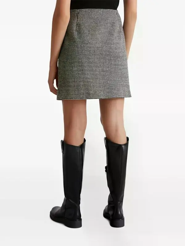 Marc O'polo Houndstooth Pattern Mini Skirt