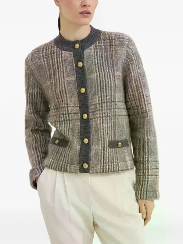 Brunello Cucinelli Jacquard Cardigan