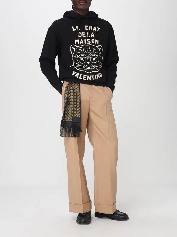 Valentino Garavani Graphic Print Hoodie - Black