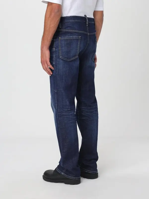 Dsquared2 Distressed Cotton Jeans - Denim
