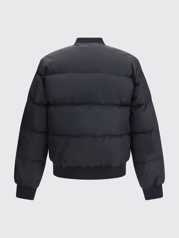 Dsquared2 Quilted Nylon Bomber Jacket With Ribbed Collar