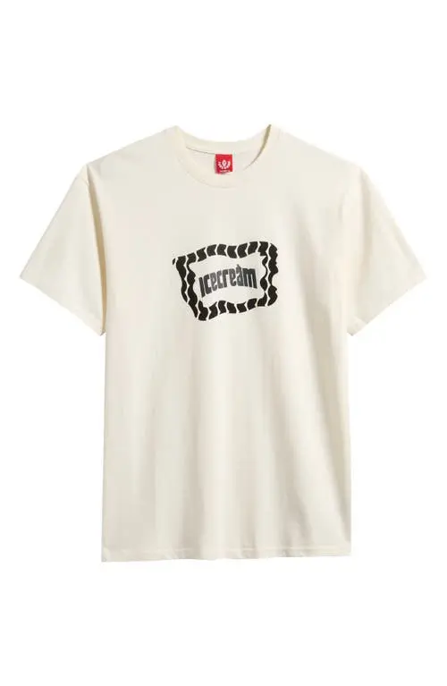 ICECREAM Soft Serve Graphic T-shirt - Whisper White