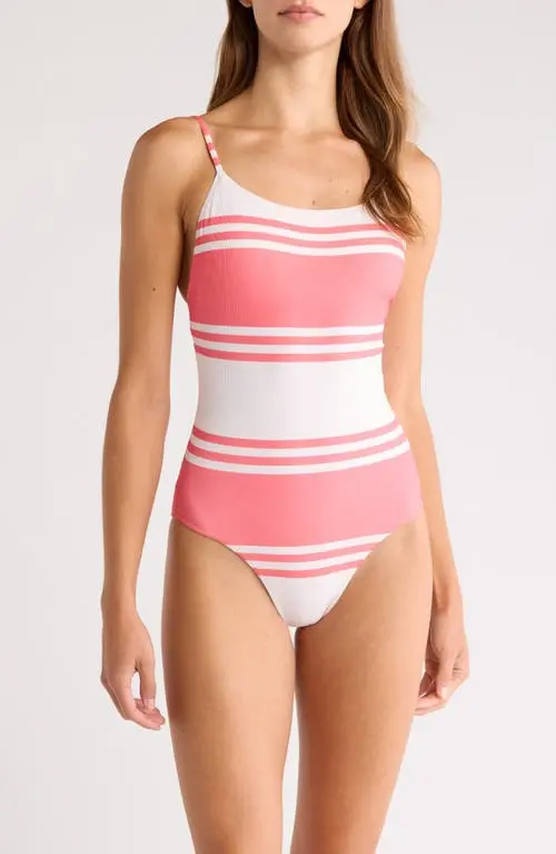 LEMLEM Elene Stripe Rib One-piece Swimsuit - Ayele Fragaria