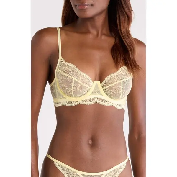 Hunkemoller Isabelle Lace Underwire Bra - French Vanilla