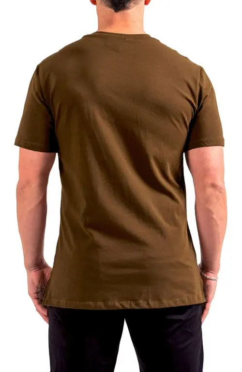MACEOO Resistance Logo Embroidered T-shirt