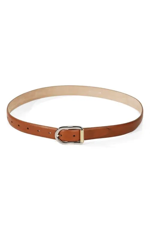 DEHANCHE Mija Mixed Metal Buckle Belt - Terre/ Mixed Metal