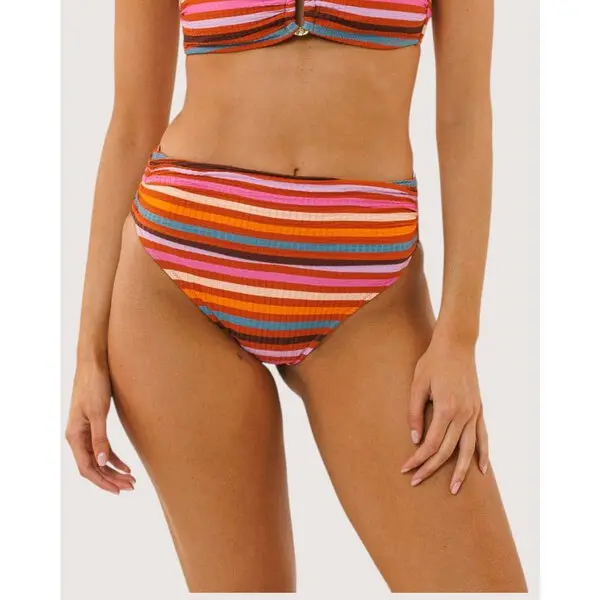 BILIBLOND Renée Bikini Bottom - Colorful Stripes