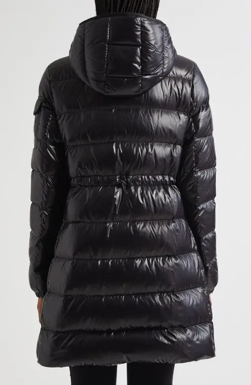 Moncler Courcelles Down Hooded Coat - Black