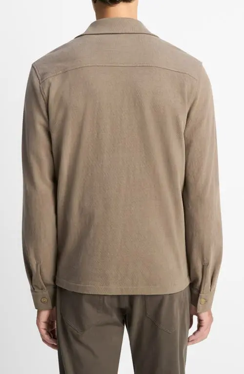 Vince Sueded Jersey Shirt Jacket