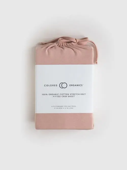 COLORED ORGANICS Organic Fitted Crib Sheet - Ballet