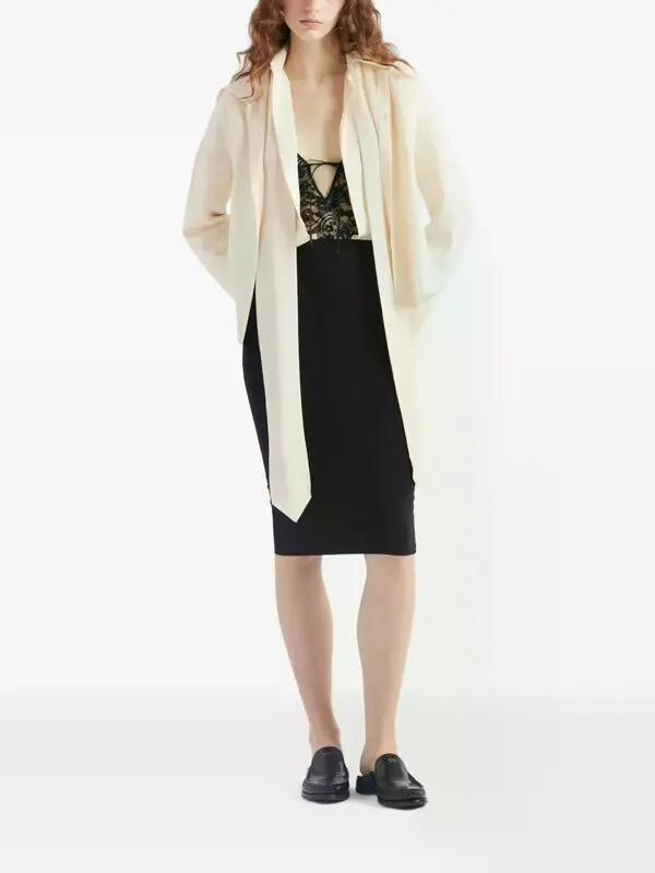 Prada Stretch Midi Skirt