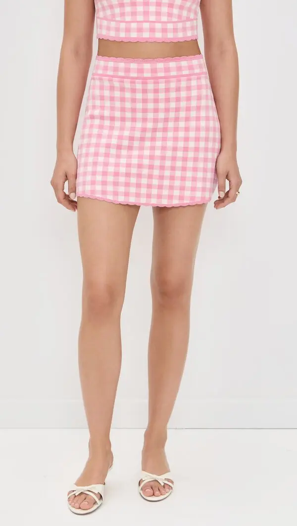 LoveShackFancy Muna Mini Skirt
