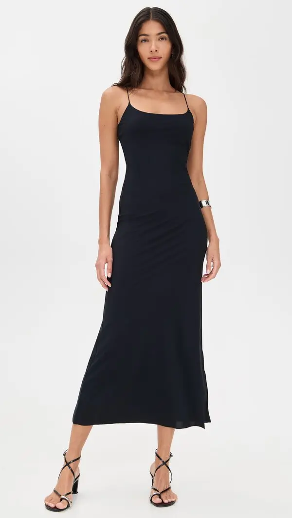 Robe Maxi Maison Margiela Noire Sans Manches – Taille S – 100% Rayon – Neuve étiquetée