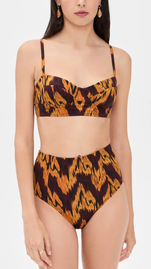 Ulla Johnson Zahara Bikini Top - Terra